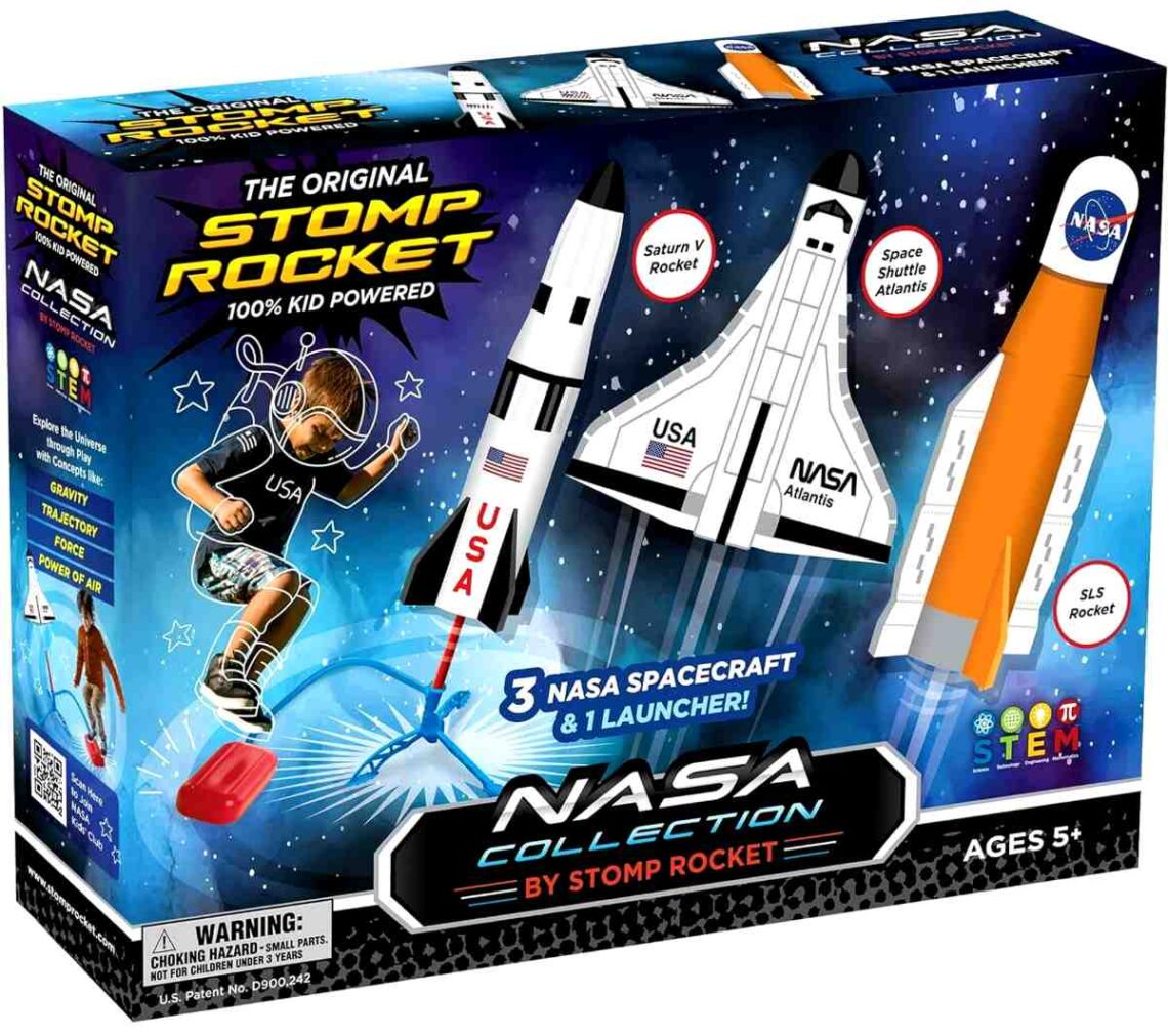 NASA-Inspired Stomp Rocket Space Collection Lets Kids Launch Famous ...